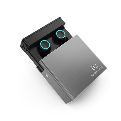 Metalic Power bank TWS Bluetooth headset for iPhone 9, Bluetooth earphone with power bank, noise cancelling supplier