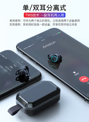 True Wireless X6 TWS Wireless Earbuds BT V5.0 Twins Wireless Headset Blue tooth Earphone With Charging Case Customised E supplier