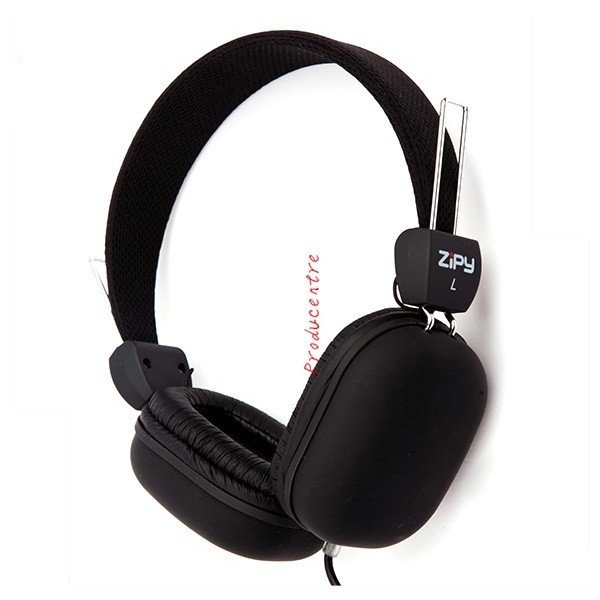 Universal square ear cover Sport MP3 Wired Headphone for music and PC Computer game in black supplier