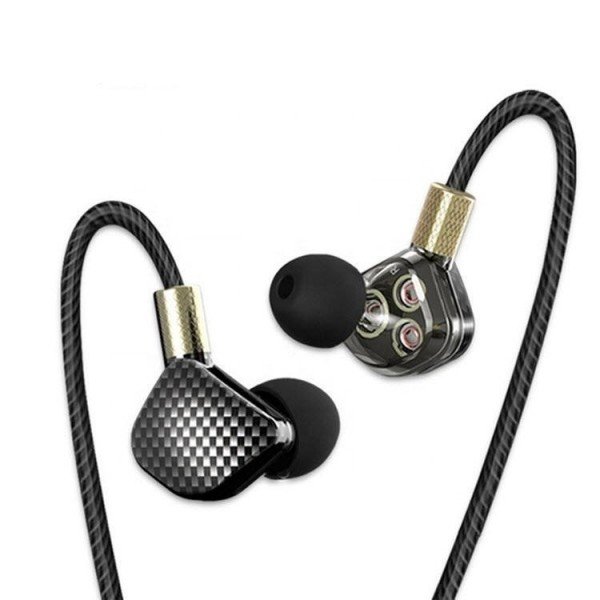 Hifi Bass QKZ KD6 Noise Cancelling Stereo Sport Wired Earphone with Dynamic Driver Unit supplier
