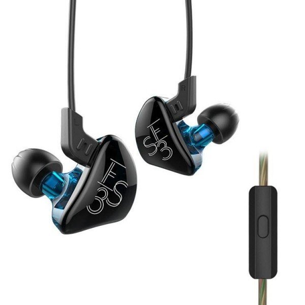 KZ ES3 100% Original 1DD 1BA Hybrid Dynamic And Balanced Armature Headset In Ear Sport Earphone supplier