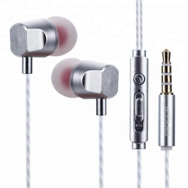 M14 Metal Headphone Inear Wired Sport Earphone With Mic Bass Stereo Music Earpiece supplier