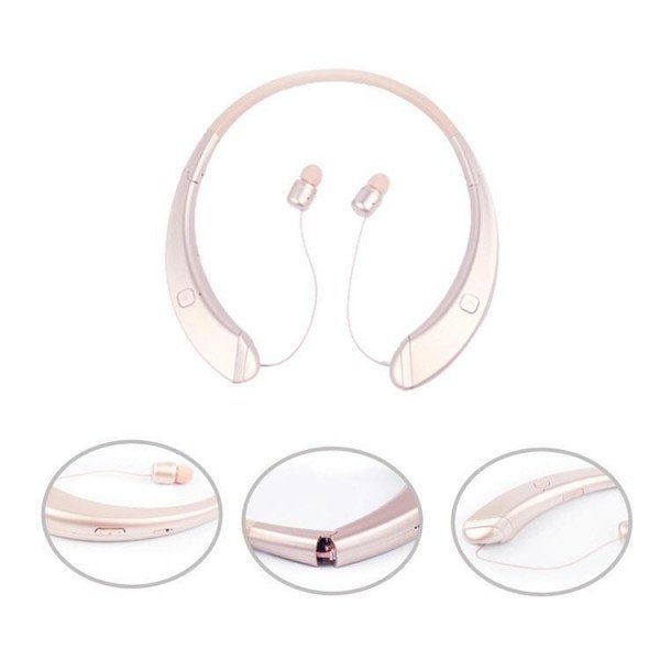 Running Neckband Headset Wireless Stereo Headset with Retractable wire Management supplier