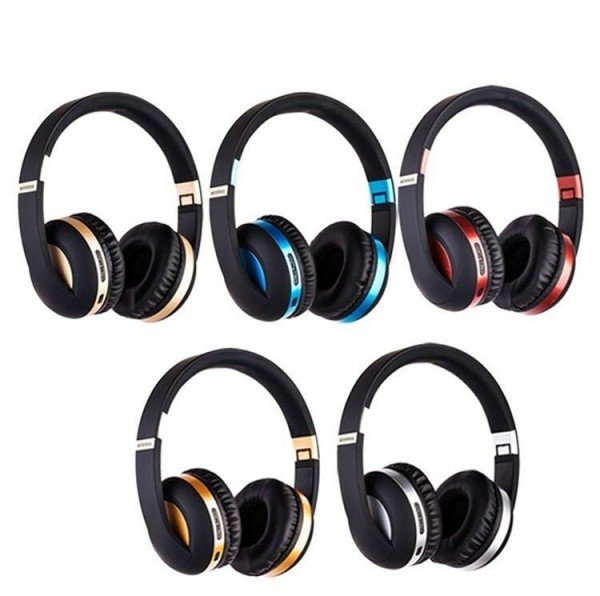 SD Card supported Foldable Stereo Headband over ear BT blue tooth headset Wireless Headphones supplier