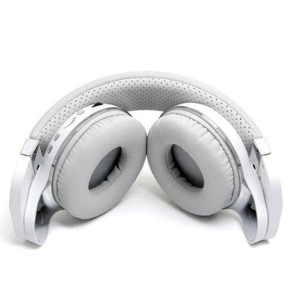 Bluedio T2S Bluetooth V5.0 Foldable Wireless Over-ear Headphones Headsets in white supplier