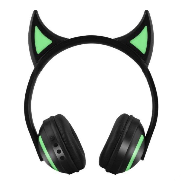 Wireless LED lights devil cat ear headphones special gift BT factory OEM supplier