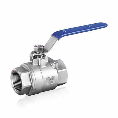 2PC Stainless Steel Thread Ball Valve