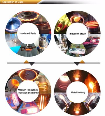 industrial 160kw 10-80KHZ metal induction heating machine for hardening forging
