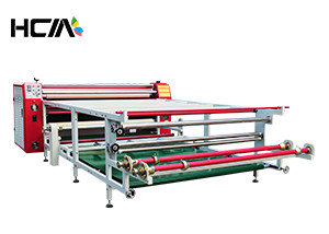 Commercial Rotary Heat Press Machine For Fabric Printing High Speed