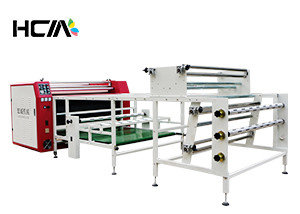 Multi Purpose Rotary Heat Press Machine , High Speed Roll To Roll Sublimation Machine