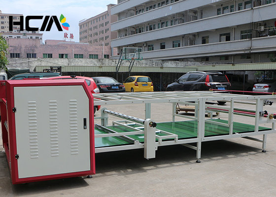 Fabric Sublimation Printing Machine , Calendar Roll To Roll Heat Transfer Machine