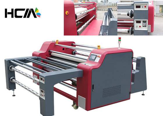 High Speed Roll To Roll Fabric Calendar Heat Press Transfer Machine Multifunction