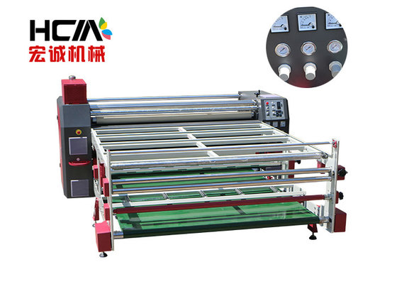 1.9 m Roller sublimation heat press transfer machine , printing speed 100-200 m / h