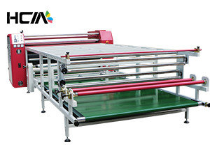 Textile 1.9m Automatic Rotary Heat Transfer Machine Safe High Hardness