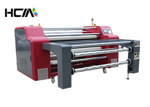 Large Format Roller Heat Transfer Machine For Fabric High Technology