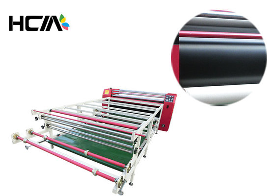 1.9m Width 420mm Rotary Heat Transfer Machine Calender Oil Heating Style