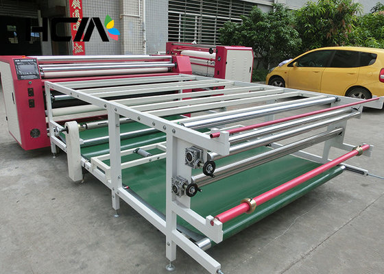 Basketball Suit Rotary Heat Transfer Printing Equipment 420mm Drum 1700mm Printing Width