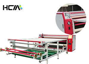 Fabric Sublimation Printing Machine , Calendar Roll To Roll Heat Transfer Machine