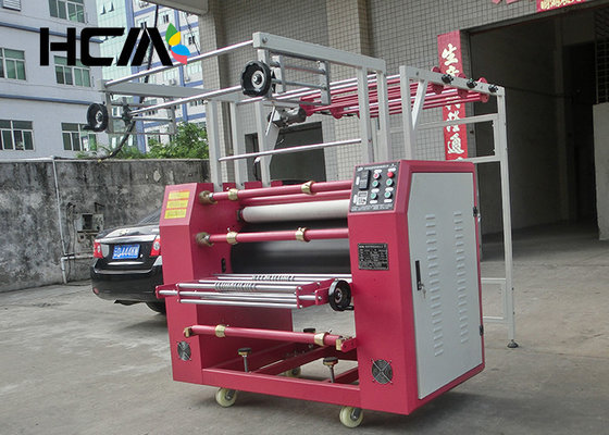 Digital Lanyard Rotary Heat Press Machine Oil Heating With 420mm Roller