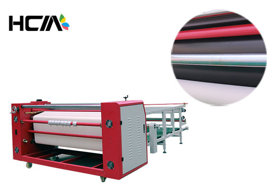 Digital Roller Fabric Heat Transfer Printing Machine With Large Drum High Efficiency