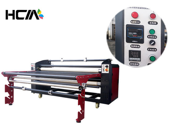 Fabric Roll To Roll Heat Transfer Printing Machine Automatic With Oil Drum