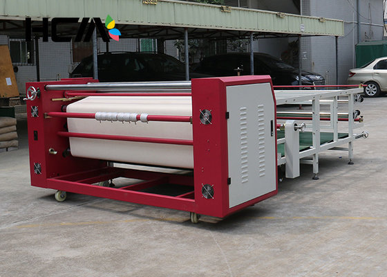 420 X 1700mm Oil Heating Roller Heat Press Machine Sublimation Printing