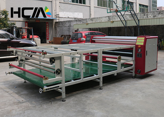 420 X 1700mm Oil Heating Roller Heat Press Machine Sublimation Printing
