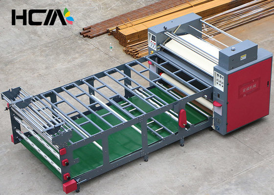 1.7m Simple Roller Textile / T Shirt Heat Transfer Machine 1 Year Guarantee