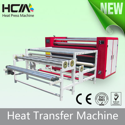 Touch Screen Oil Heating Rotary T Shirt Transfer Press Machines With Digital Controller