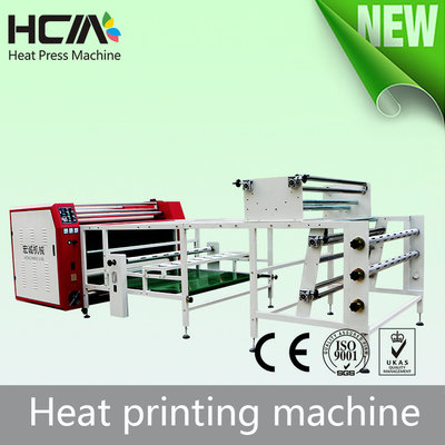 Roller Heat Press Printing Equipment With Conveyor Belt Automatic Adjustment Device