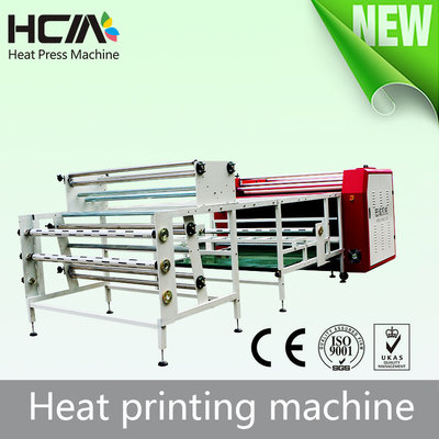 Roller Heat Press Printing Equipment With Conveyor Belt Automatic Adjustment Device