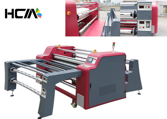 Calender Roller Drum Dye Sublimation Heat Printing Machine For Bedding