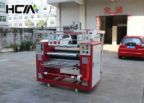 Automatic Roller Lanyard Heat Press Machine With 42cm Diameter Oil Heating Drum