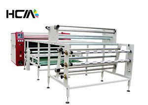 Scarf 1.7m Width Rotary Heat Transfer Machine Fast Speed With 800mm Drum