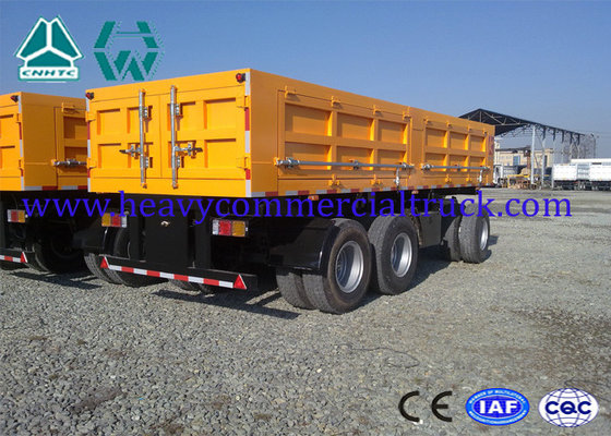 10600 Kgs Semi Trailer Tipper Q345B High Tensile Steel 9500 x 2300 x 1560mm
