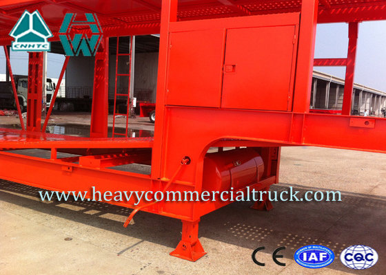 Customized Carbon Steel Car Carrier Semi Trailer To Carry Car 2 Axels