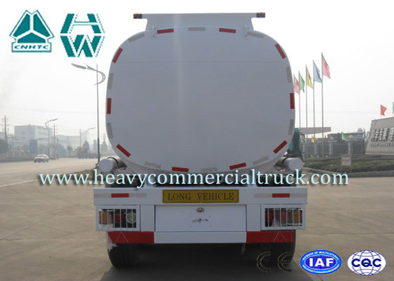 42000 Liters Fuel Tank Semi Trailer Super Single Tyre With Mechanical Suspension