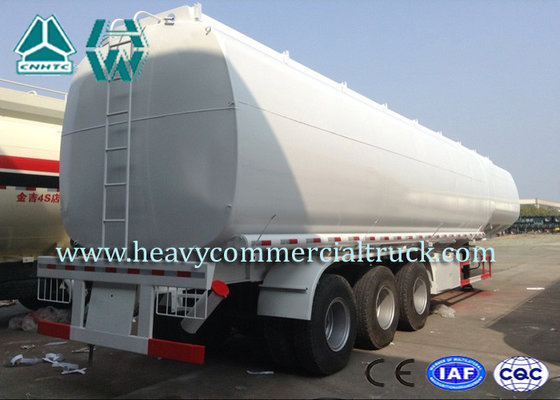 HOWO 3 Axle Stainless Steel Tank Trailer Multi Compartments 60000L