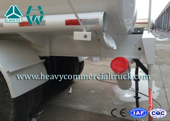 HOWO 3 Axle Stainless Steel Tank Trailer Multi Compartments 60000L