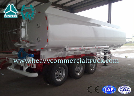 Q345 Carbon Steel Stainless Steel Tanker Trailers With Water Tank