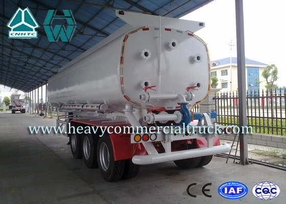 Q345 Carbon Steel Stainless Steel Tanker Trailers With Water Tank