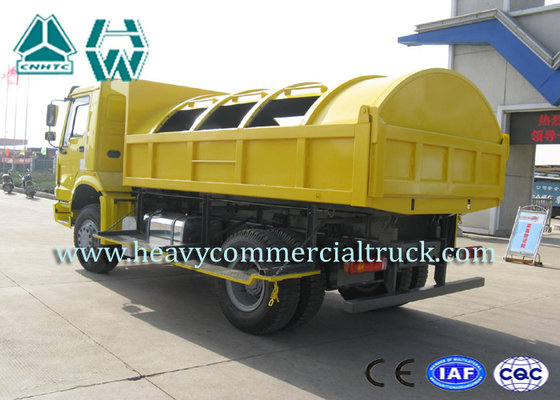 High Performance Compactor Garbage Truck With Air Conditioner EURO II