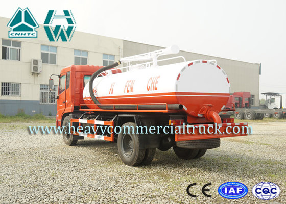 Sinotruk Stainless Steel Sewer Suction Truck For Water Pit / Sewer
