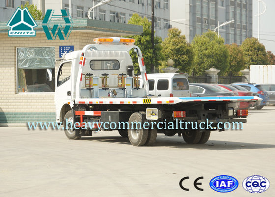 Professional Flat Bed Wrecker Tow Truck For Road Block Removal