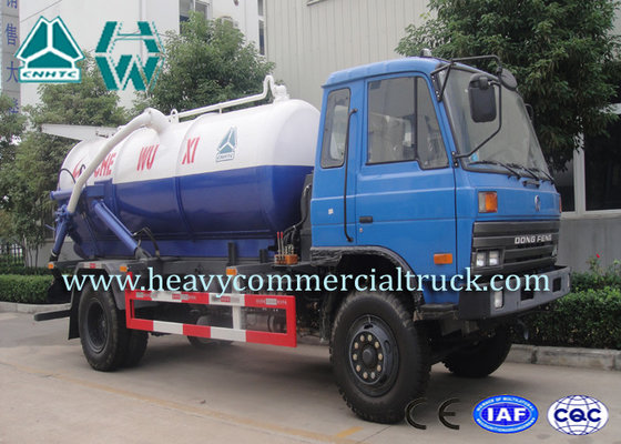 Electric Control Carbon Steel Vacuum Sewage Suction Trucks With ISO Approved
