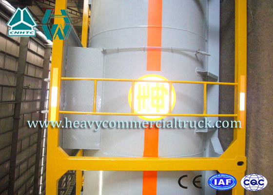 High Strength Container Transport Triple Axle Trailer With Emergency Valve