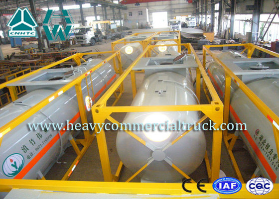 High Strength Container Transport Triple Axle Trailer With Emergency Valve