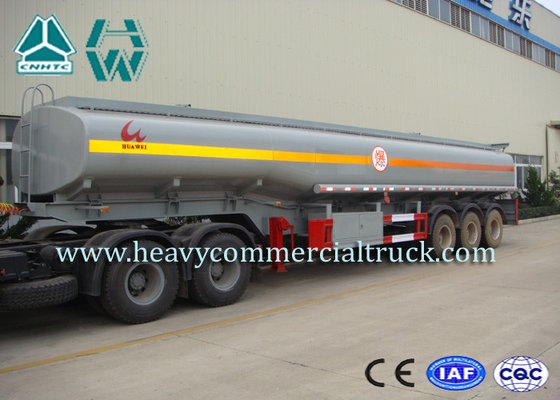 55 Tons 60cbm Heavy Duty Fuel Tank Semi Trailer Low Fuel Consumption
