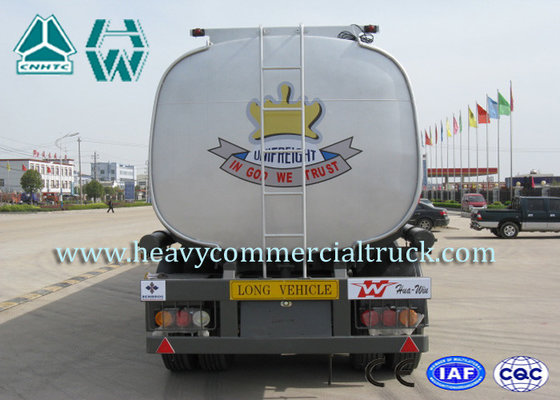 A7 Anti Caustic Light Weight Fuel Tank Semi Trailer Reliable Structure