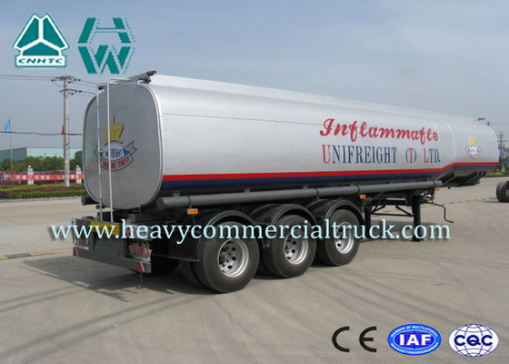 A7 Anti Caustic Light Weight Fuel Tank Semi Trailer Reliable Structure